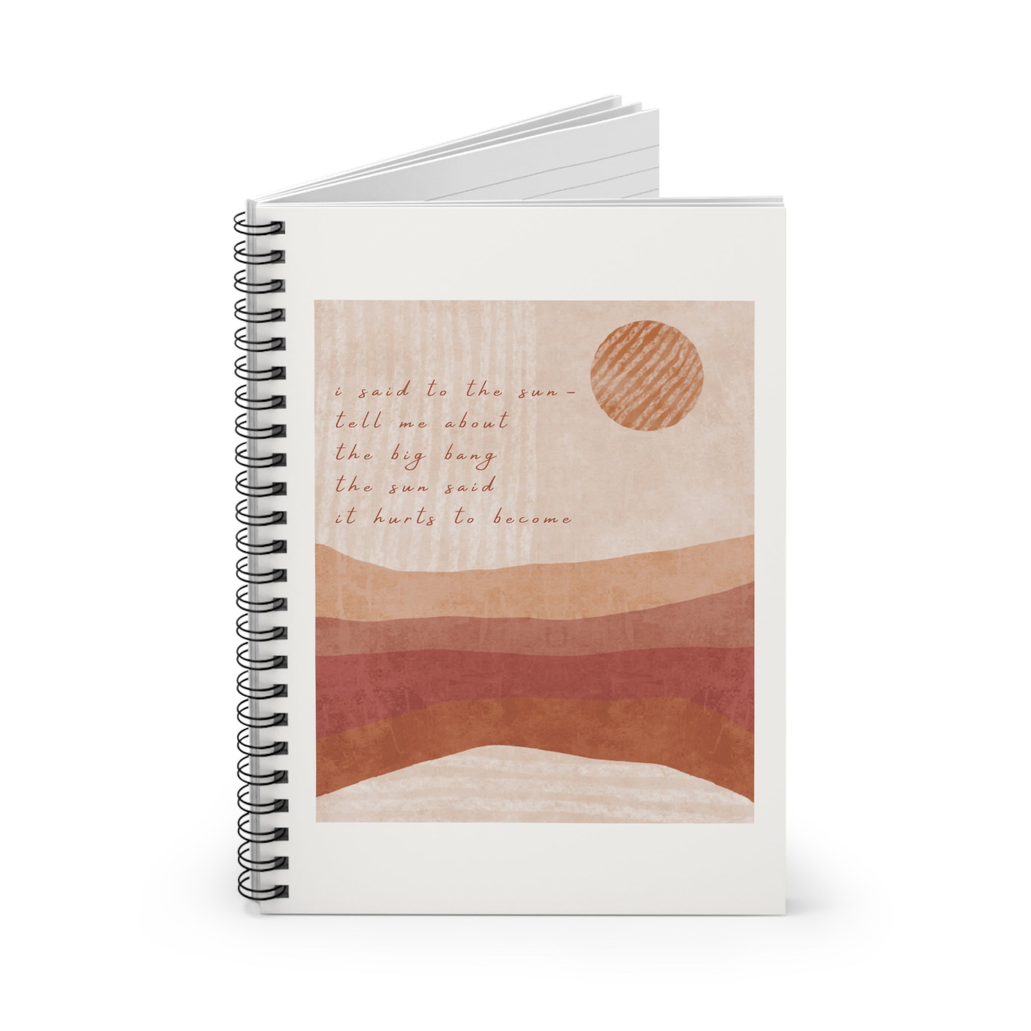 It Hurts To Become Spiral Notebook – Andrea Gibson Poetry